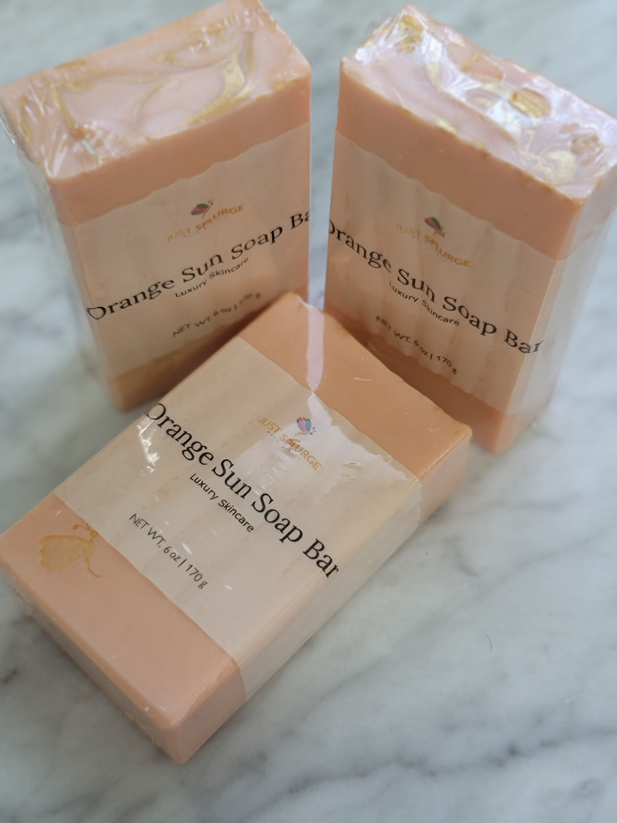 Orange Sun Soap Bar – Just SPLURGE Bath & Body, Inc